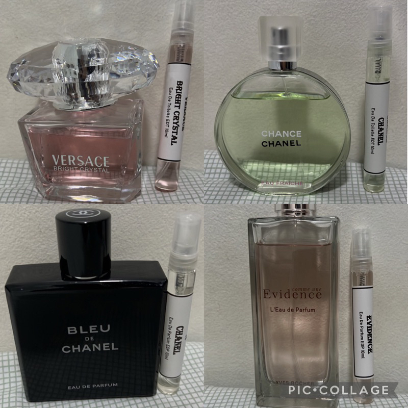 Chanel & Versace Decant Perfume 10ml | Shopee Philippines