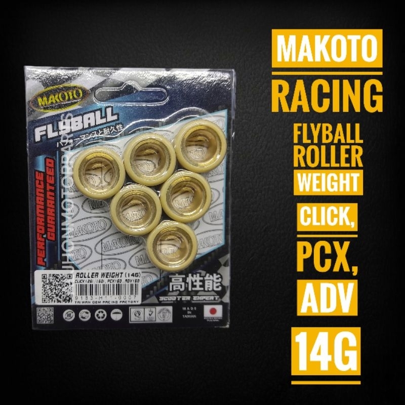 MAKOTO RACING CLICK / PCX / ADV FLYBALL 14g 15g (Sold per 6pcs ...