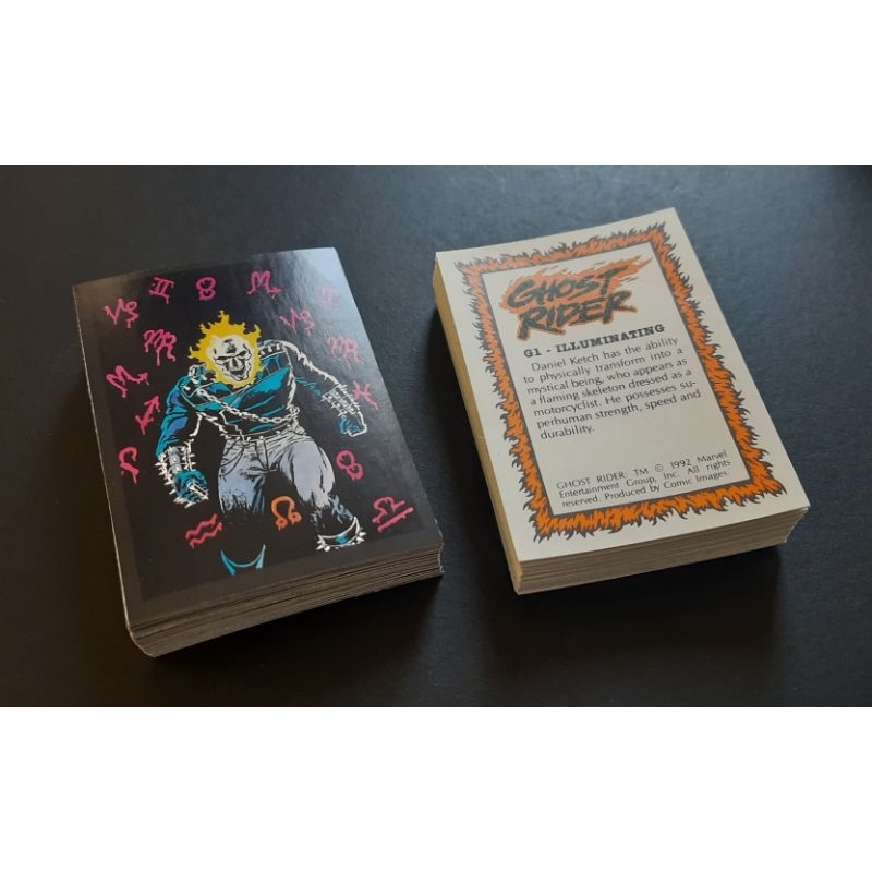 COMPLETE SET! 1992 Comic Images Ghost Rider Series II Trading Cards ...