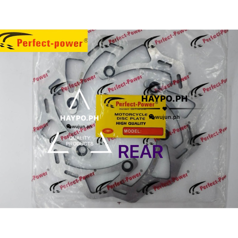 PERFECT POWER BRAND REAR DISC PLATE FOR RUSI KRY200 (6holes) | Shopee ...