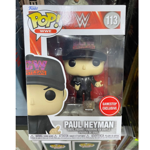 SALE!!! Funko Pop GameStop Exclusive WWE Paul Heyman | Shopee Philippines