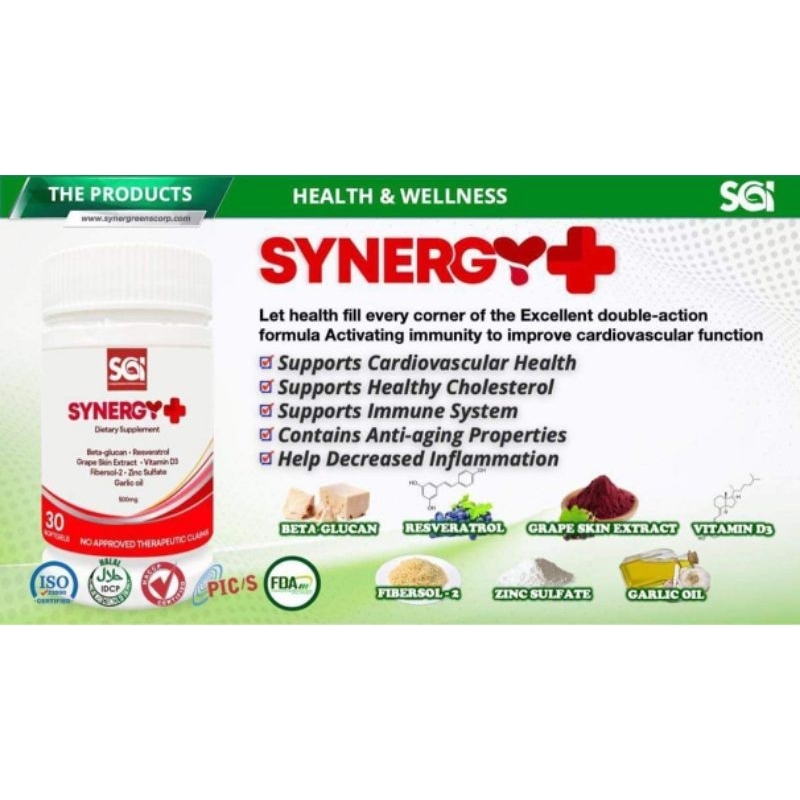 SYNERGY PLUS 30 SOFTGEL | Shopee Philippines
