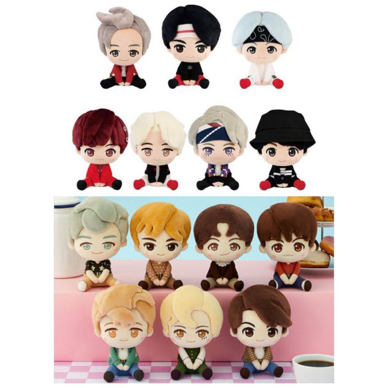 Ichiban Kuji - BTS - Jungkook, Jimin, V, Jin, J-Hope, RM & Suga Asstd. Tinytan Plush | Shopee ...
