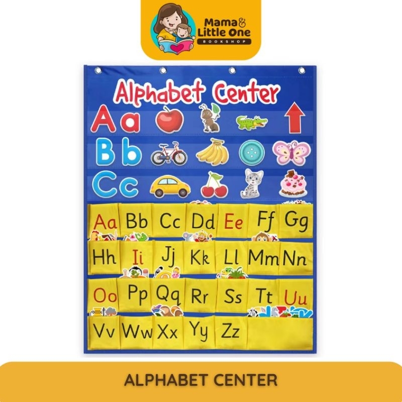 Alphabet Center Pocket Chart Letter Recognition ABC Circle Time ...