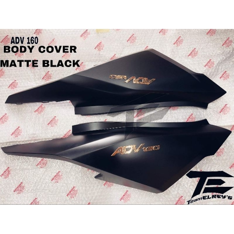 STOCK BODY COVER FOR ADV 160 MATTE BLACK | Shopee Philippines