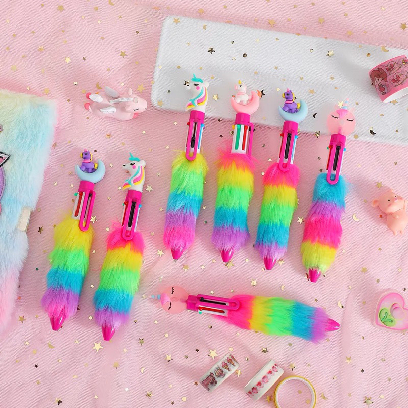 UNICORN Sanrio LOL Fur pen 6 in 1 ballpen (1pc/qty) | Shopee Philippines