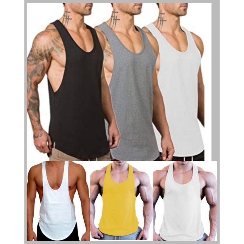 Stringer Gym Sando / Cotton Sando / Cotton Stretchable (Y BACK ...