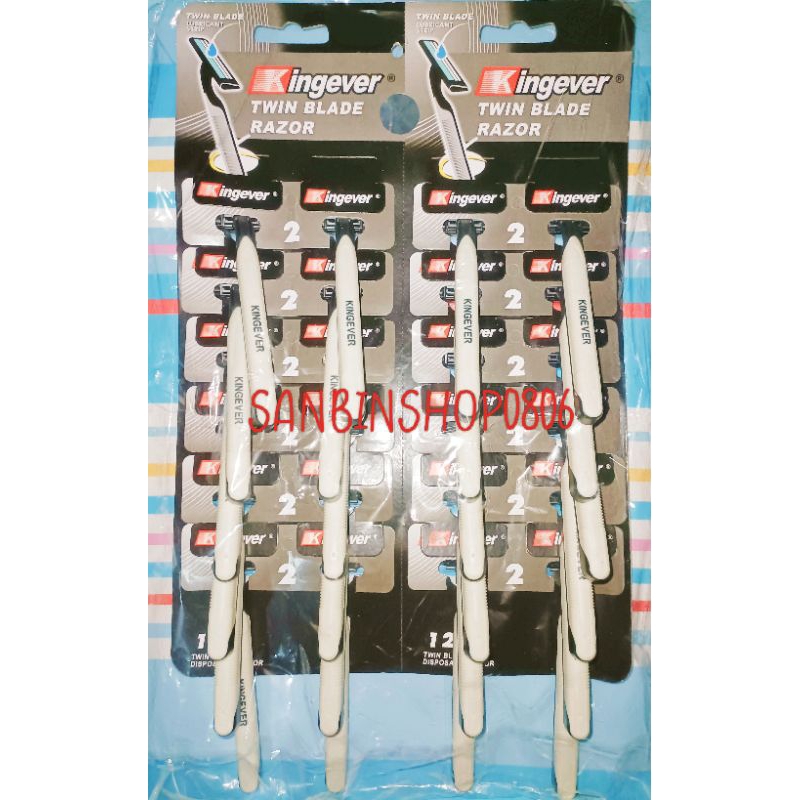 Original King Ever Twin Blade Super Razor 24pcs | Shopee Philippines