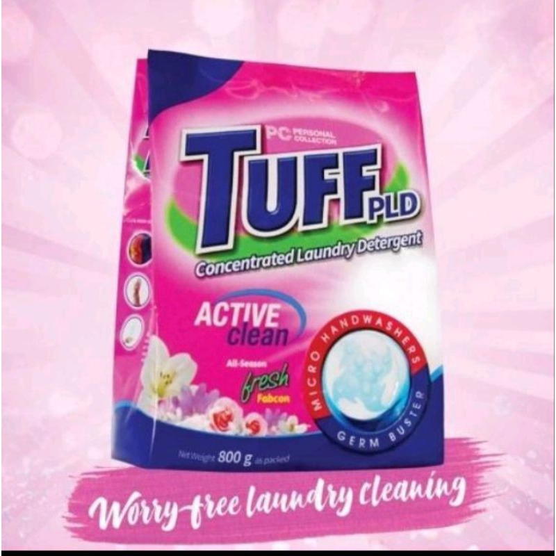 PC TUFF PLD ACTIVE CLEAN Concentrated Laundry Detergent 800gms | Shopee ...