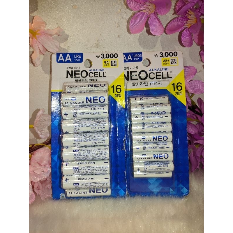 ALKALINE NEOCELL BATTERY 16P (AA, AAA) | Shopee Philippines