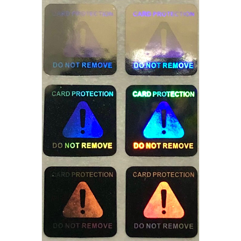 CVV Anti Theft Hologram Sticker Cover For Credit Or Debit Cards ...