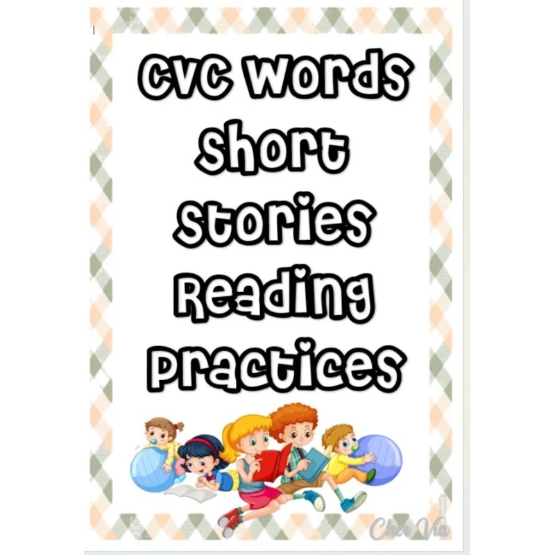 CVC Words Stories Reading Practices (26 pages) free bookbind | Shopee ...