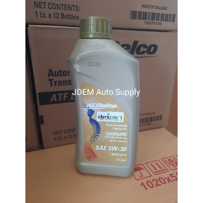 5W30 Dexos1 AC Delco Advance Fully Synthetic Engine Oil DEXOS 1 ...