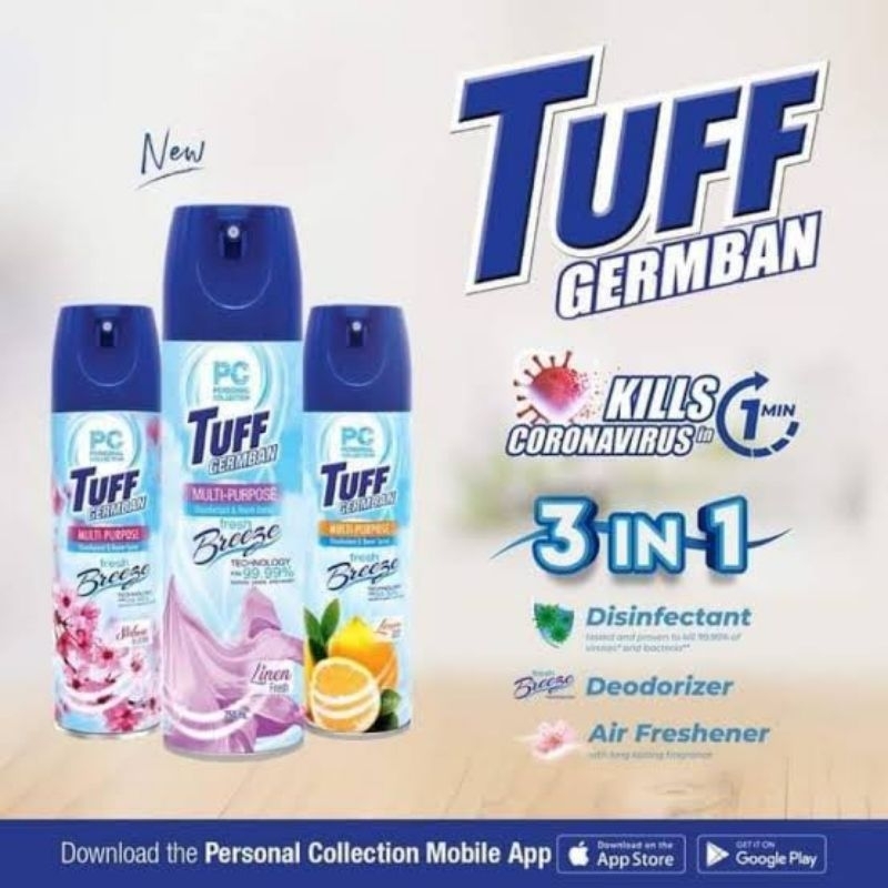 TUFF GERMBAN ROOM SPRAY 250ML | Shopee Philippines