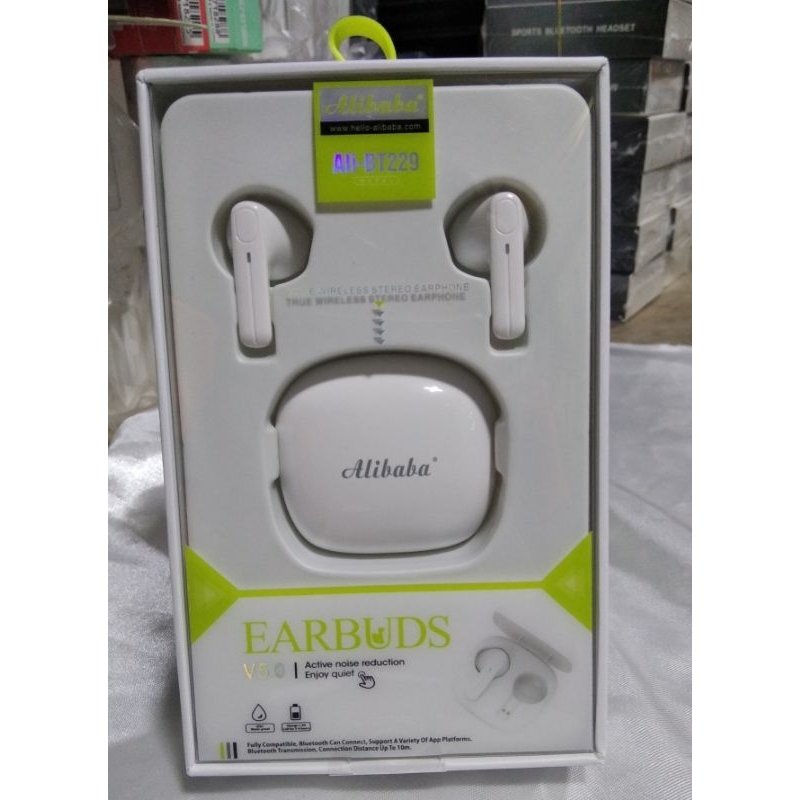 ALIBABA ALI-BT229 WIRELESS STEREO EARPHONE | Shopee Philippines