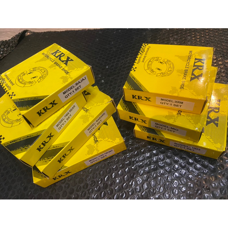 KRX Brake Shoe Motorcycle (Barako, Bajaj, HD3, Mio, Rusi, TMX, XRM ...