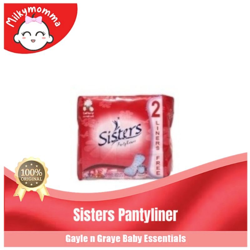 Sisters Pantyliner Pink 20+2s | Shopee Philippines