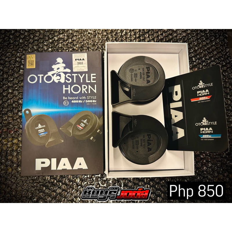 ORIGINAL Piaa Horn dual QR code | Shopee Philippines