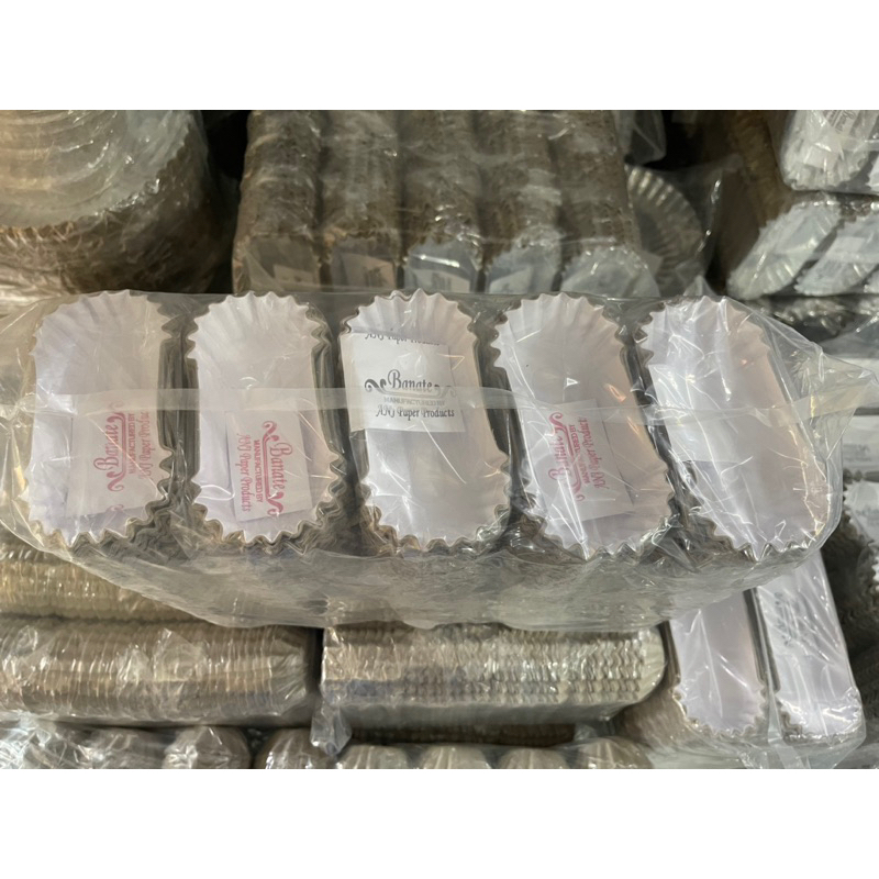 Approx 720 Pcs Disposable Kikiam Tray Kikiam Coated Plate Kikiam White Paper Tray Bundle