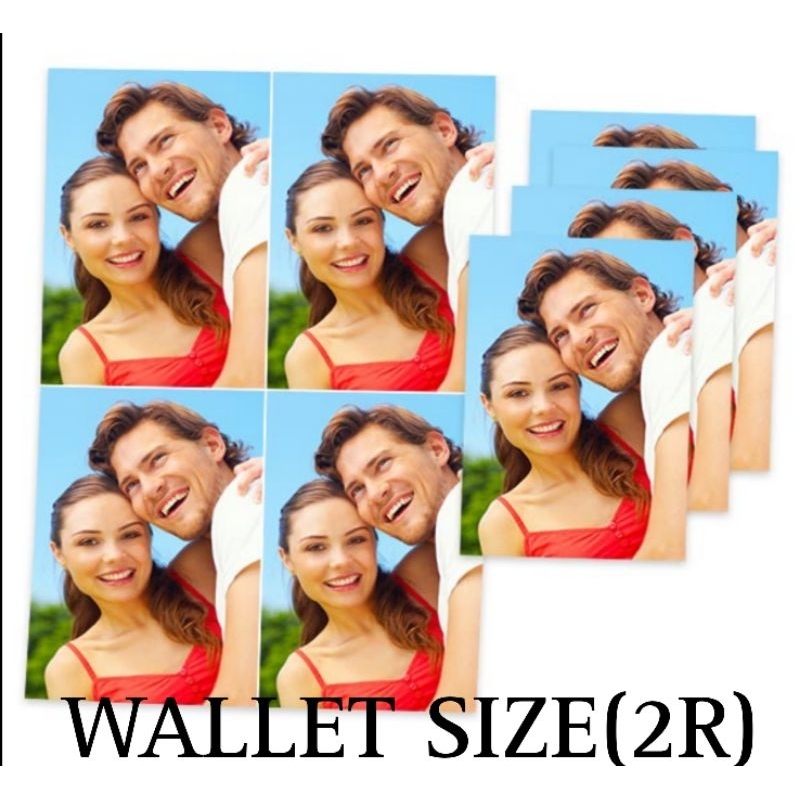 WALLET SIZE/2R PHOTO PRINT (2pcs) | Shopee Philippines