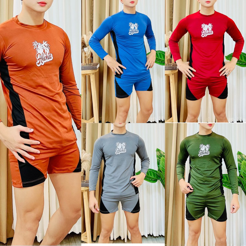 Men’s Terno Long Sleeve Rush Guard (Best Seller ) | Shopee Philippines
