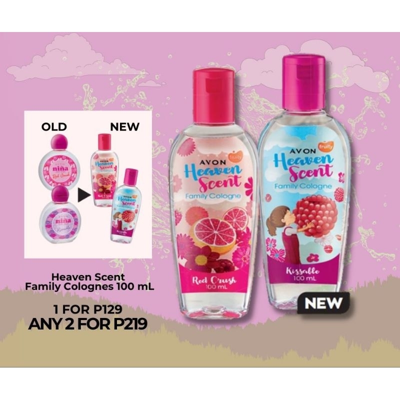 AVON HEAVEN SCENT SPLASH COLOGNE | Shopee Philippines