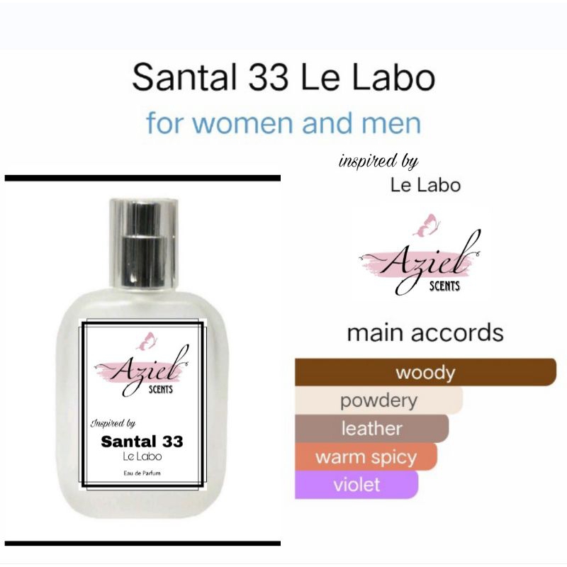 Santal 33 Inspired Perfume Collections Long Lasting Oil Based Perfume ...