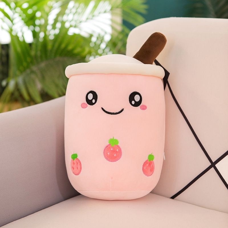 MilkTea Pearl Tea Fruit Shake Stuff Toy 8inch/25cm COD | Shopee Philippines