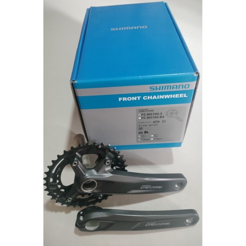 FC-M4100-2,FC-M5100-2 10,11speed Deore 2x Crankset | Shopee Philippines