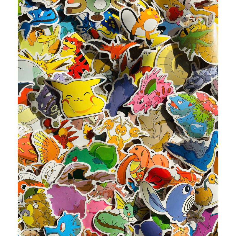 POKEMON STICKERS 100PCS | Shopee Philippines