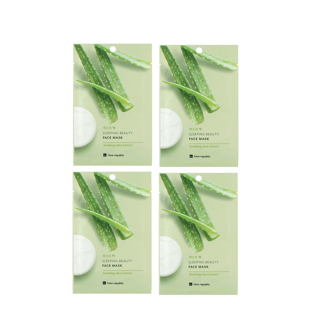 Face Republic Sleeping Beauty Face Mask Soothing Aloe Extract 23g ...