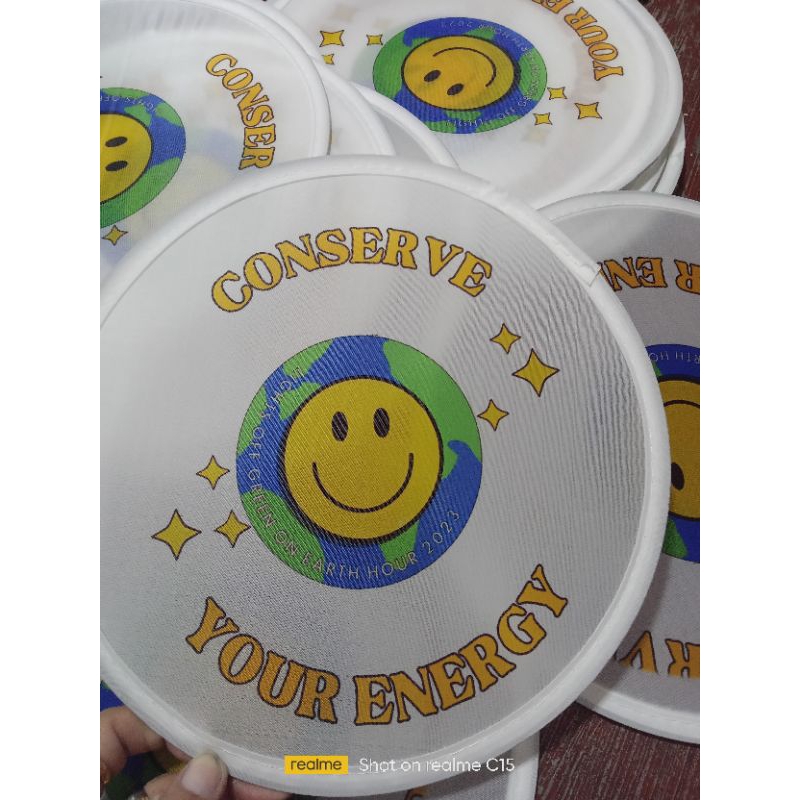 Foldable Fan with print (50pcs) set white fan only | Shopee Philippines