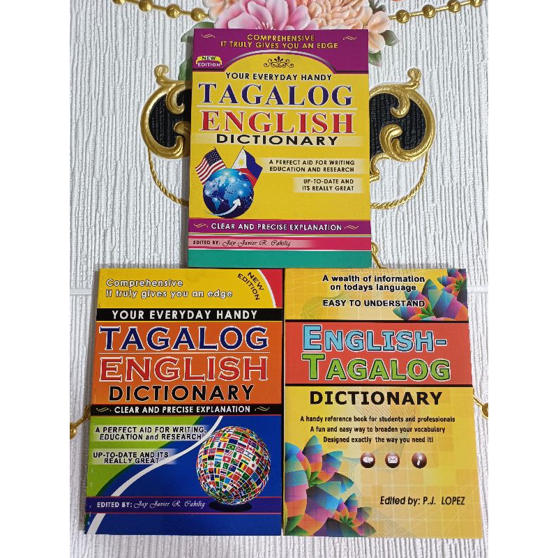 Tagalog English Dictionary By:Lopez | Shopee Philippines