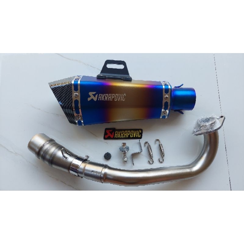 Xmax 300 Akrapovic pipe full set carbon with silencer | Shopee Philippines