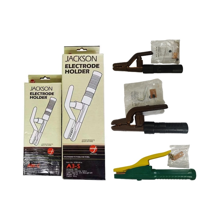 JACKSON Electrode Welding Rod Stick Holder Clamp Jaw 300A/500A/600A ...