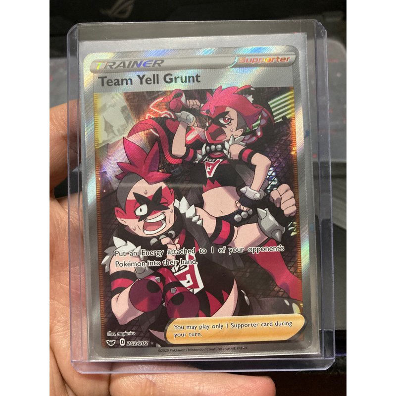Pokemon Tcg Sword And Shield Base Set Team Skull Grunt Full Art