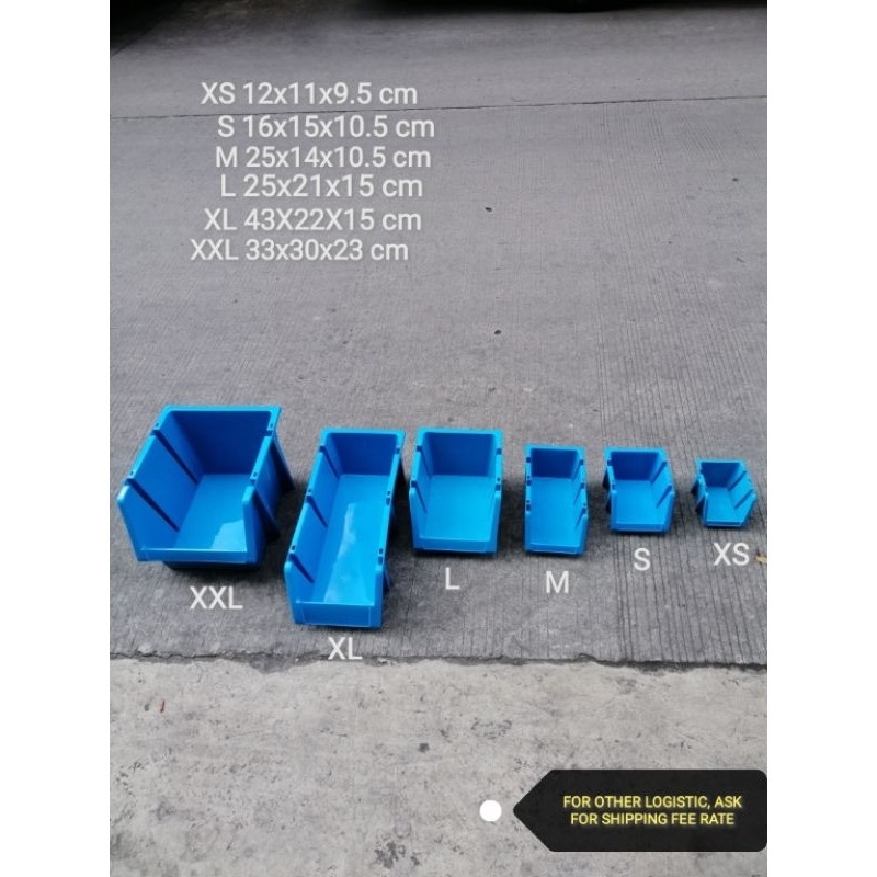 stackable bin box storage organizer for supplies tools (for other ...