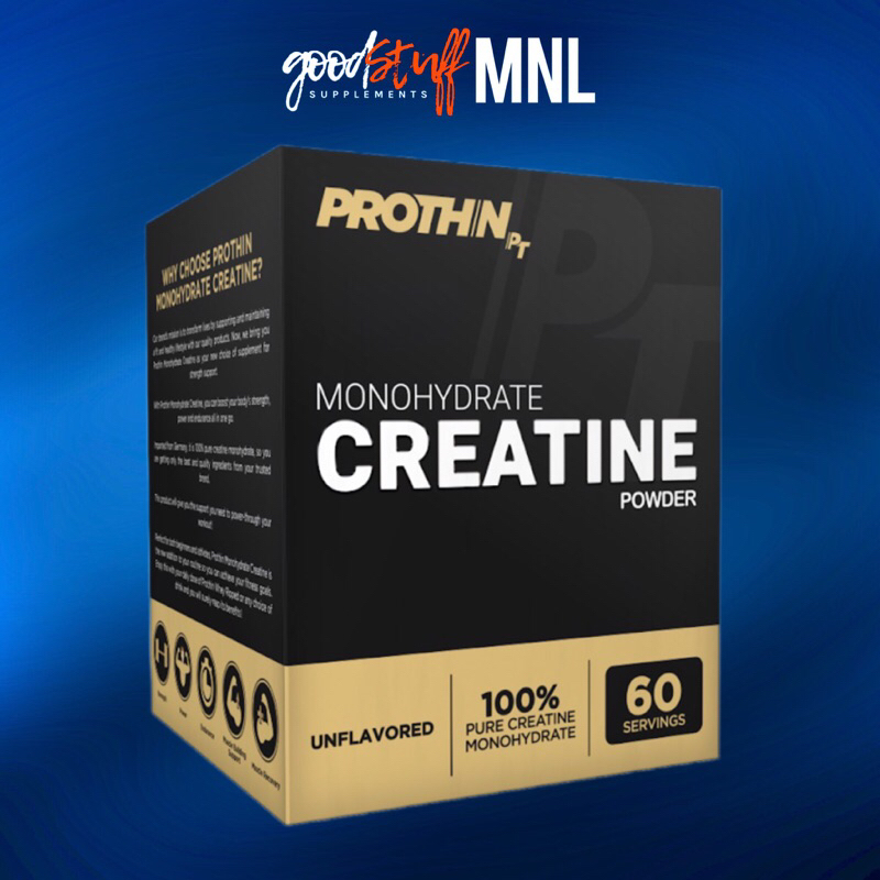 Prothin Creatine Monohydrate | 30 or 60 servings | 5g per serving ...