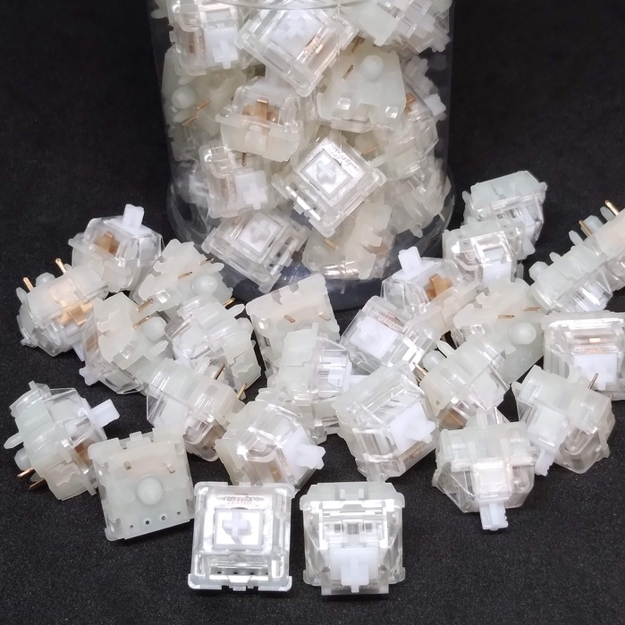 Jwick Jwk White Linear Keyboard Switch 10pcs Shopee Philippines