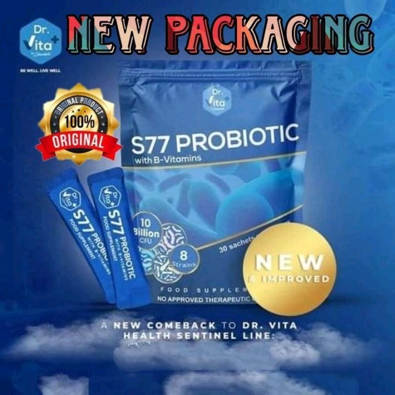 100% Authentic DR. VITA S77 PROBIOTICS with B-Vitamins | Shopee Philippines