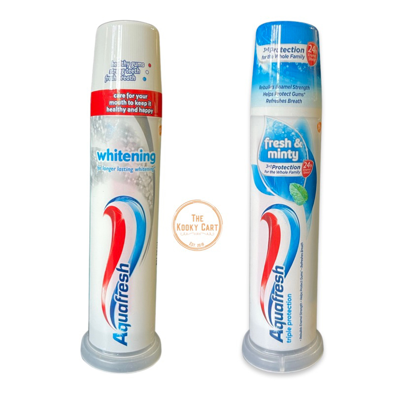 Aquafresh Toothpaste in Pump Bottle ( Whitening / 3in 1 Protection ...