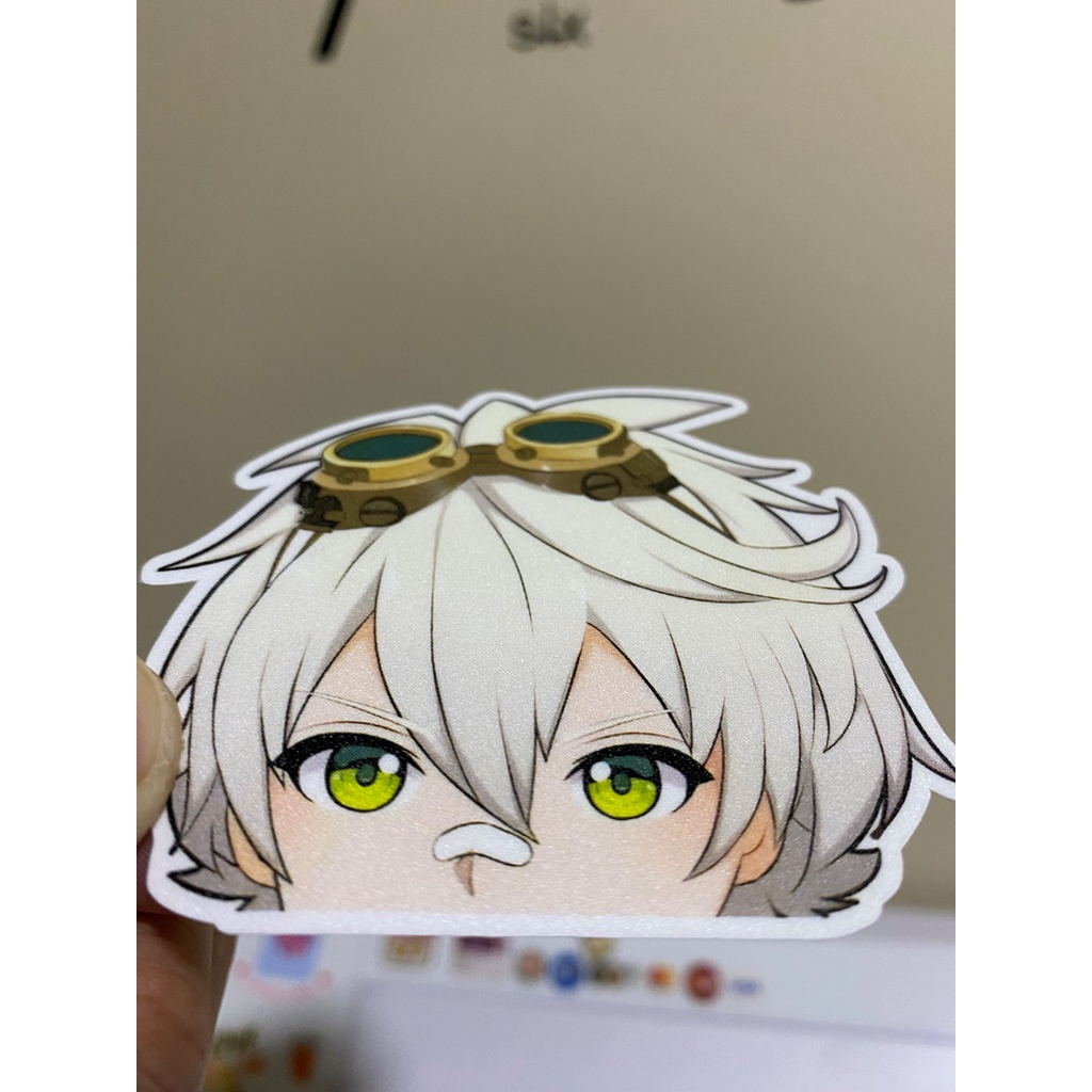 Genshin Impact - Game Peeker Sticker Set For Laptops, Watter Bottles ...