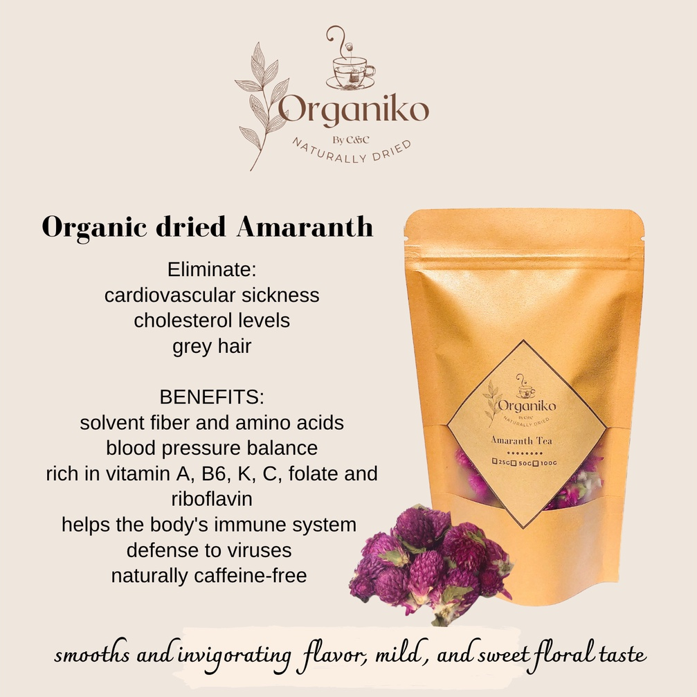 Amaranth Flower Tea 25g 50g 100g | Shopee Philippines