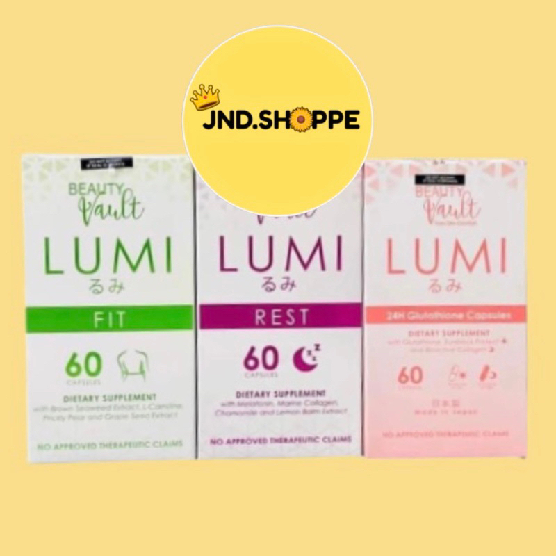 LUMI 24H GLUTATHIONE | LUMINA GLOW COLLAGEN BY BEAUTY VAULT | Shopee ...