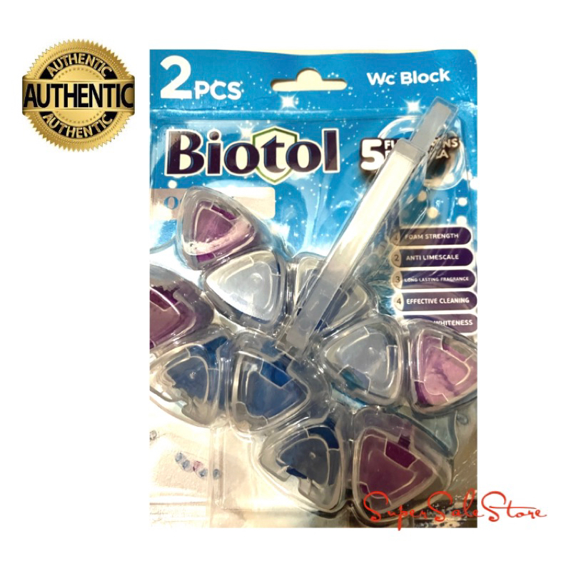 Biotol WC Toilet Block Freshner-2s | Shopee Philippines