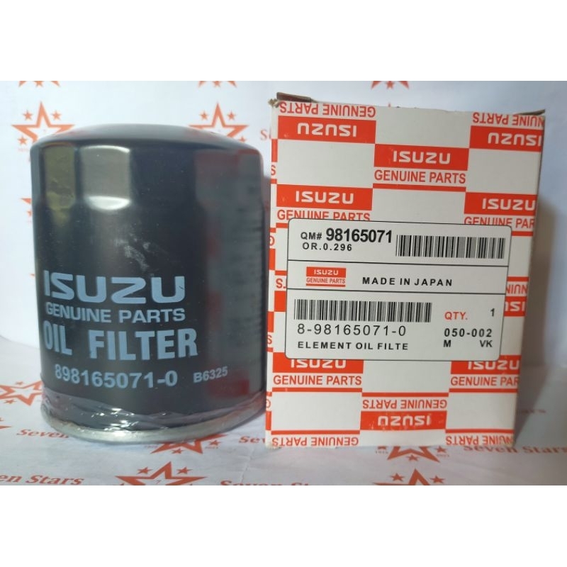 ISUZU Oil Filter 8-98165071-0 (C-529) for Isuzu D-Max/ Mu-x 4JA1, 4J1 (2012-2018) | Shopee ...