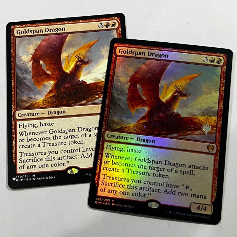 GOLDSPAN DRAGON | RED | MTG MAGIC THE GATHERING | Shopee Philippines
