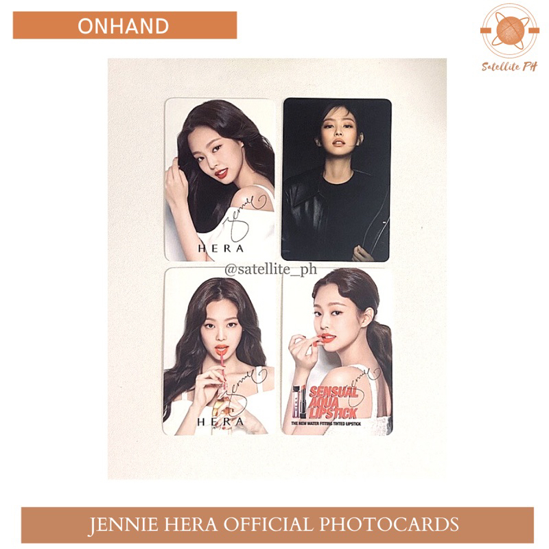 BLACKPINK JENNIE HERA OFFICIAL PHOTOCARDS x KTOWN4U | Shopee Philippines
