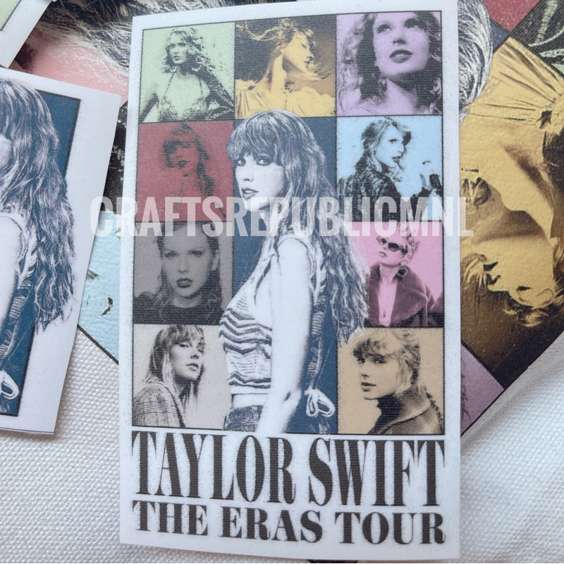 Taylor Swift The Eras Tour Vinyl Stickers UPDATED POSTER INCLUDING TTPD ...