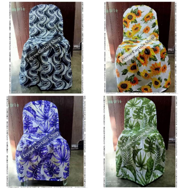 Jaycee Curtain | Printed Monoblock Chair Cover for Catering and All ...